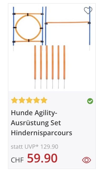 Hunde Agility set (Gebraucht) in Thun für CHF 26 – mit Lieferung auf Ricardo kaufen