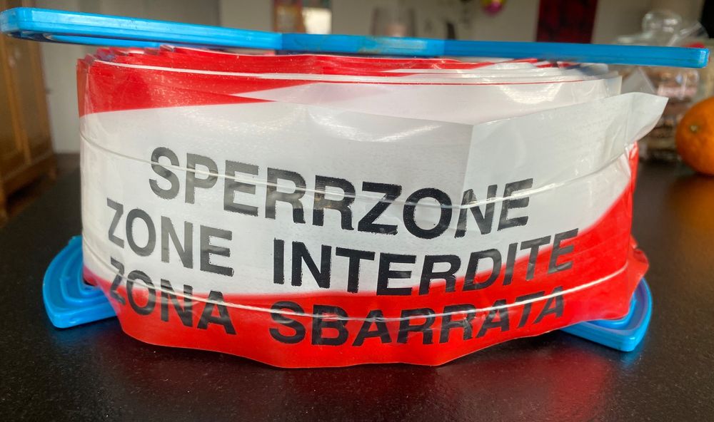 MILITÄR ARMÉE BAND SPERRZONE ZONE INTERDITE ZONA SBARRATA | Acheter sur ...