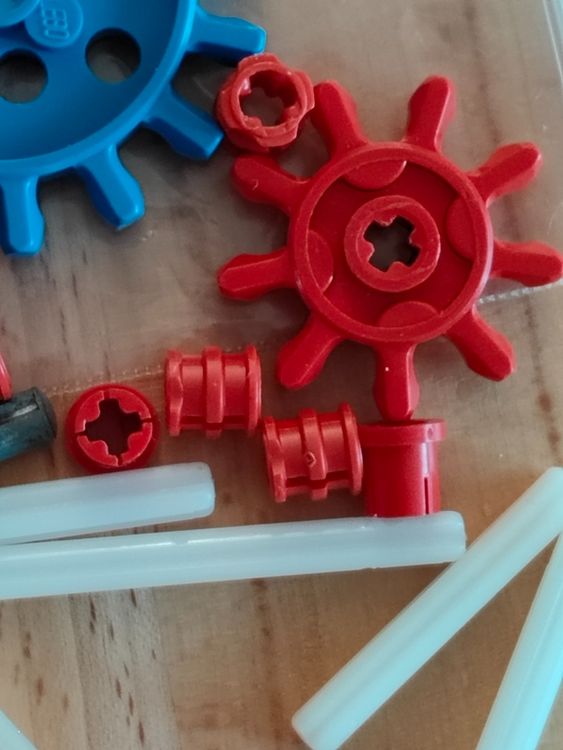 Lego; alte technic Zahnr., weisse Achsen, Metallachsen /V204 | Kaufen auf Ricardo