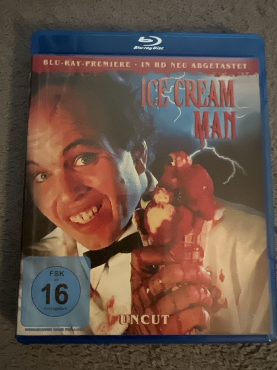 Ice Cream Man - Uncut - Blu-ray - Top Zustand (Neu (gemäss Beschreibung ...
