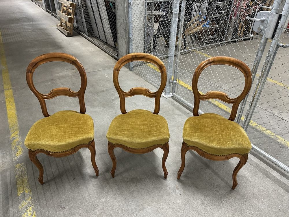 3x schöne antike Stühle Louis Philippe Massiv Nussbaum (Gebraucht) in ...