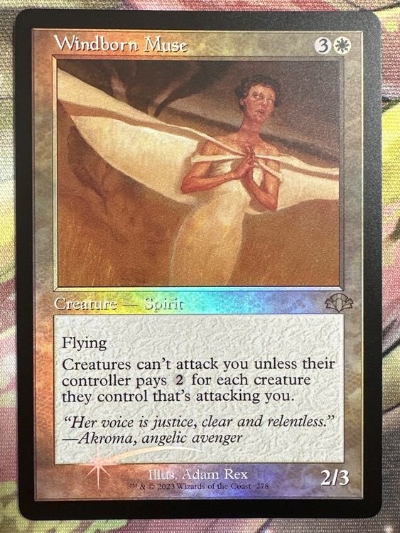 Windborn Muse FOIL Variant 278 Dominaria Remastered (Neu (gemäss ...