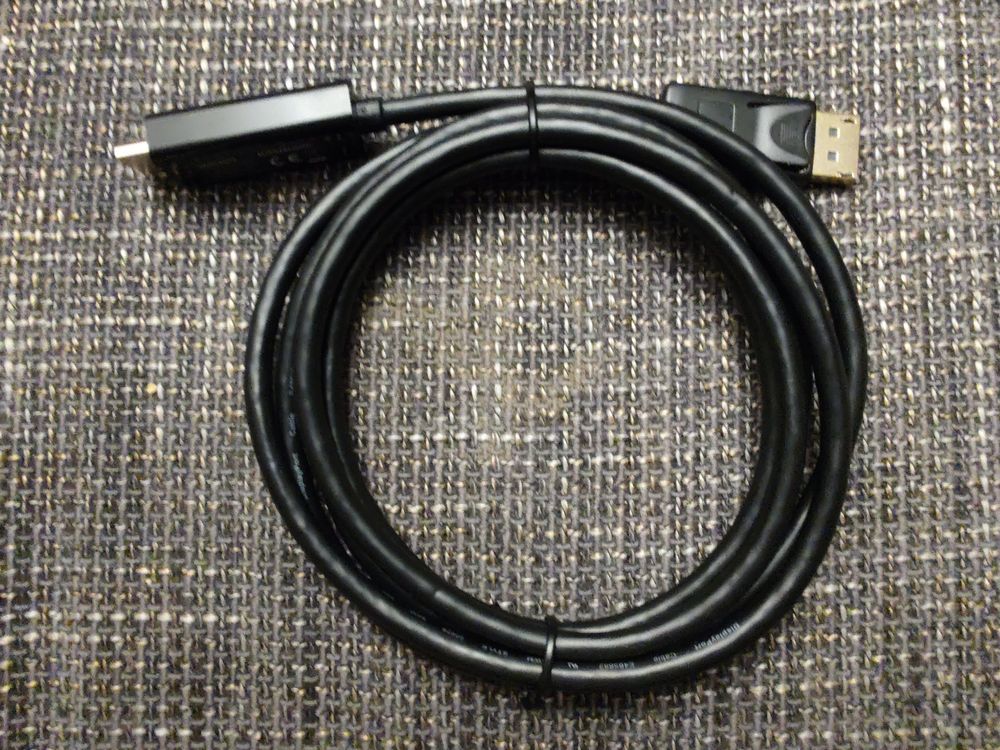 DisplayPort > HDMI Adapter Kabel für Monitor / TV | Kaufen auf Ricardo