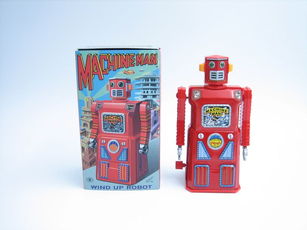 Vintage Machineman Wind Up Robot Japan Masudaya 1997 | Kaufen auf Ricardo