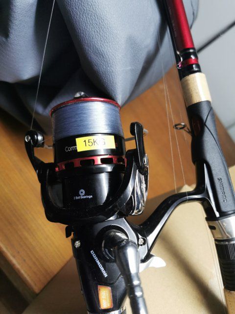 3 TOP ANGELRUTEN MIT ROLLE UND MIT SILCH UND GEFLOCHTENE SCH (Neu ...