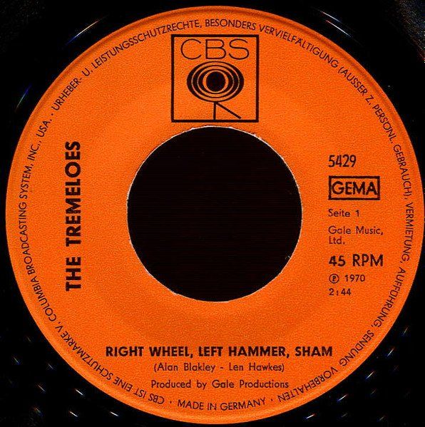 Tremeloes: Right Wheel, Left Hammer, Sham 7" (Gebraucht) in Steinhausen ...