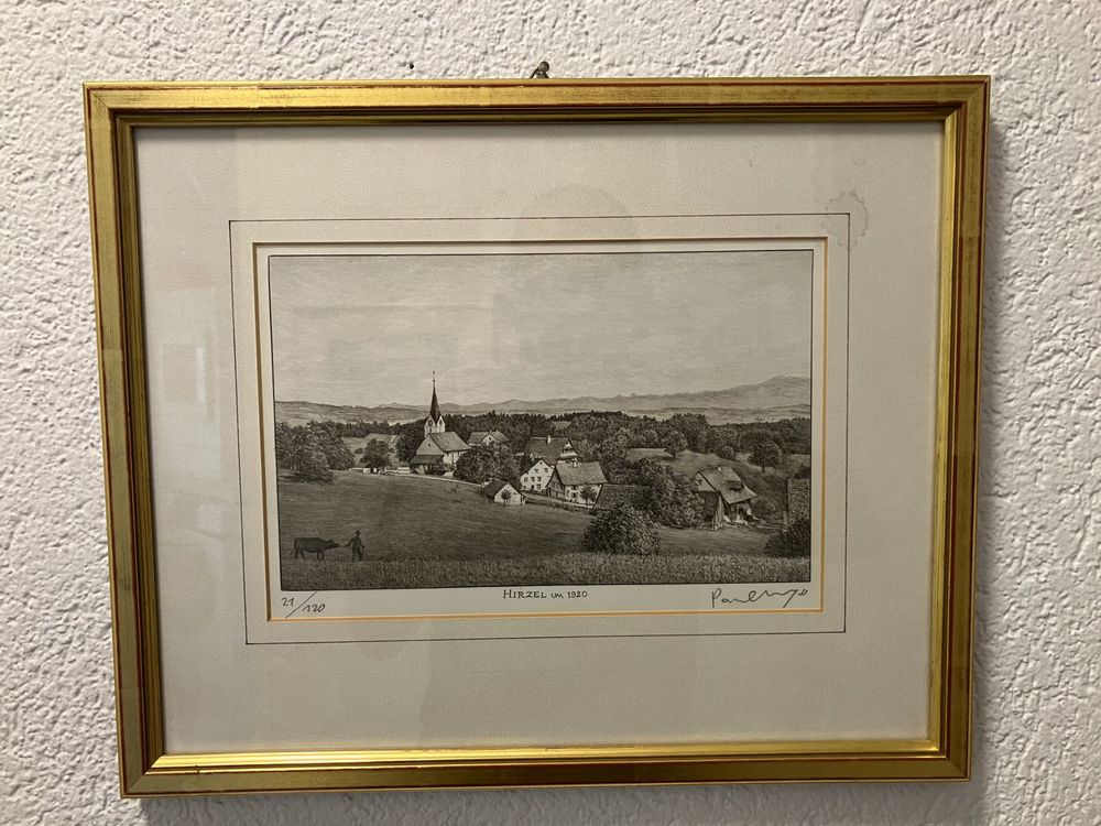 Stich vom Hirzel um 1920 Paul Wyss (Gebraucht) in Hirzel für CHF 40 – mit Lieferung auf Ricardo ...