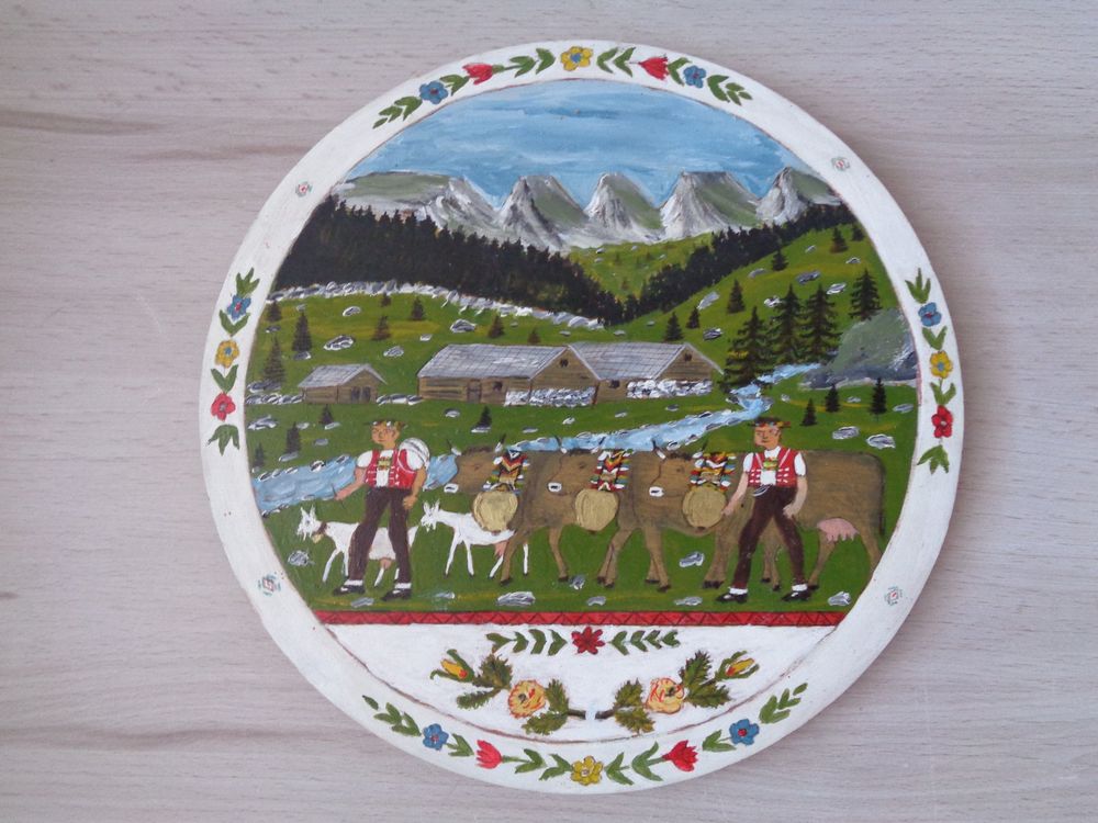 APPENZELLER TOGGENBURG TISCHHAUSER BAUERNMALEREI EIMERBÖDELI (Gebraucht) in Henggart für CHF 145 ...