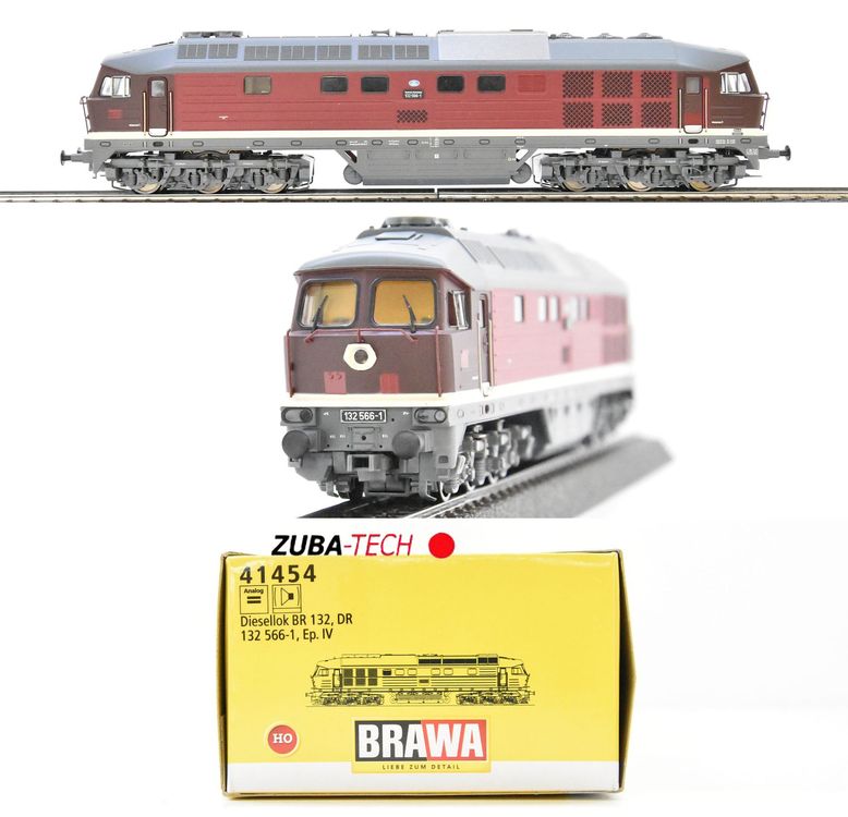 Brawa 41454 Diesellok BR 132 Ludmilla DR GS Analog mit OVP (Gebraucht ...