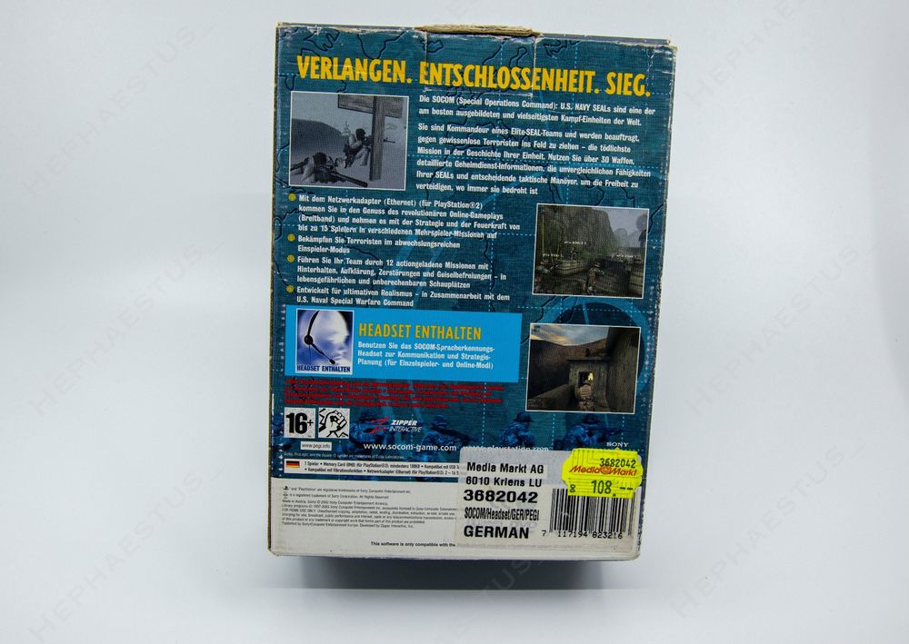 SOCOM U.S. Navy SEALs Big Box Edition PS2 (Gebraucht) in Effretikon für ...