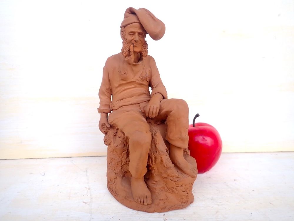 Figur Terracotta Italien Vintage Ton Wie Grasso (Gebraucht) in Wil SG für CHF 36 – mit Lieferung ...