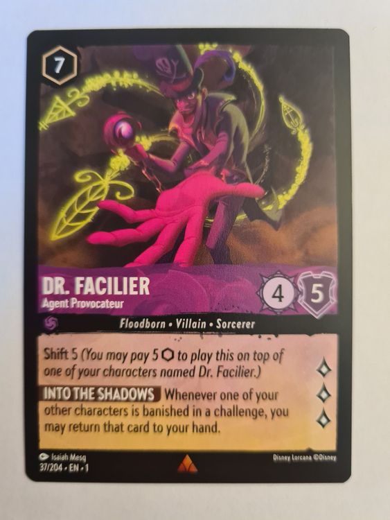 Lorcana, Dr. Facilier - Agent Provocateur, 037 (Neu (gemäss Beschreibung)) in Sachseln für CHF 1 ...