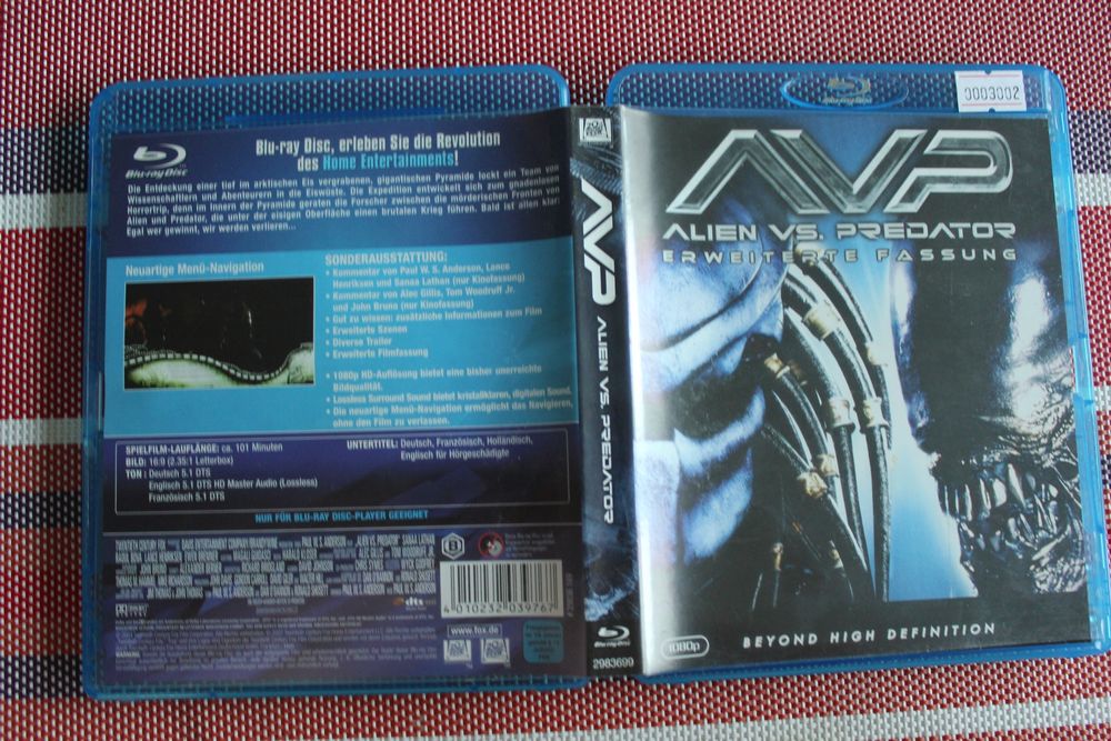 Alien vs. Predator (Erweiterte Fassung) [Blu-ray] vo... |DVD (Gebraucht ...