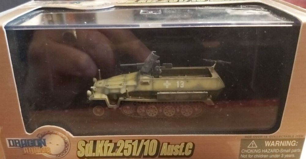 Panzer Halbkettenfahrzeug Sd Kfz 251/10 Ausf. C Metall 1/72 | Kaufen ...
