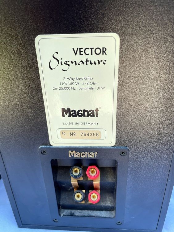 2 Stk. - Magnat Vector Signature Boxen 3-Weg Bass reflex (Gebraucht) in ...