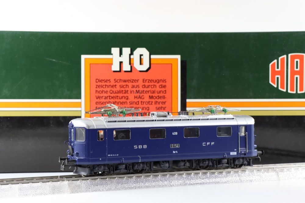 Hag SBB Re 4/4' blau AC Digital ESU V5 H0 (Gebraucht) in Ried ...