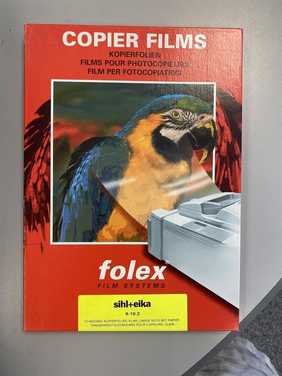 Copier Films Folien (Neu (gemäss Beschreibung)) in Wängi für CHF 1 – mit Lieferung auf Ricardo ...