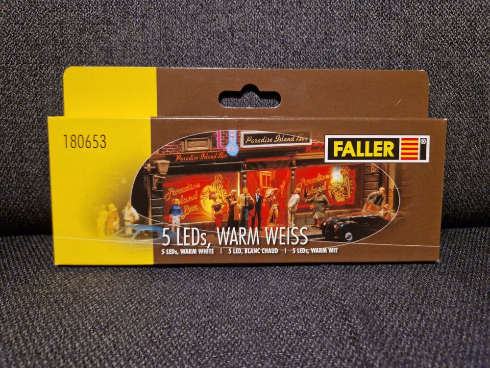 Faller 180653, 5 LEDs, warm weiß, Spur H0 (Neu und originalverpackt) in ...