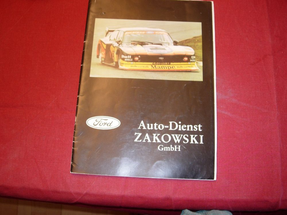 Prospekt Ford ZAKOWSKI (ZAKSPEED) 1983 | Kaufen auf Ricardo