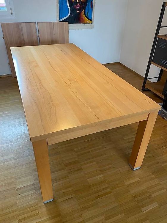 Massiver ausziehbarer Holztisch | Kaufen auf Ricardo
