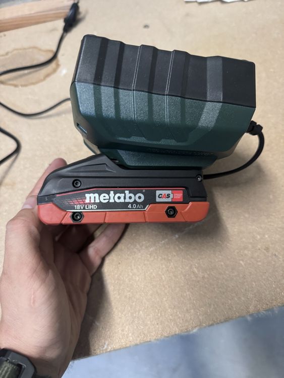 Metabo CAS LIHD 4Ah 18V Akku inkl Ladegerät | Kaufen auf Ricardo