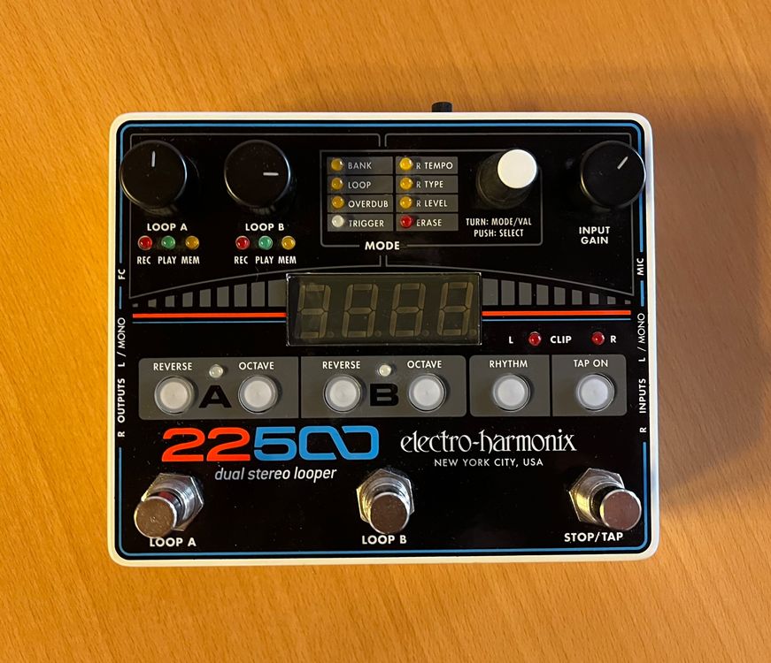 Electro Harmonix 22500 Dual Stereo Looper (Gebraucht) in für CHF 199 ...