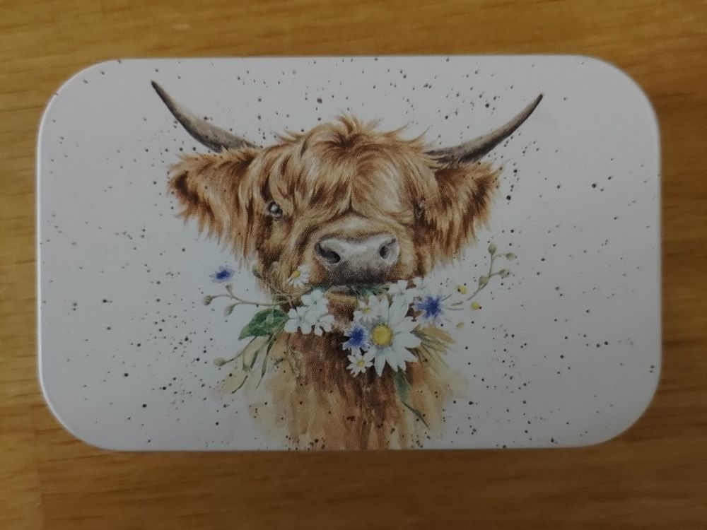 Wrendale Designs by Hannah Dale - Mini Tin Highland Cow (Neu und ...