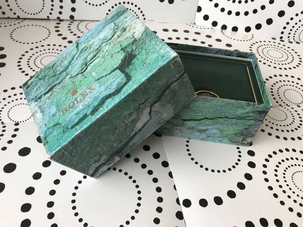 ROLEX ORIGINAL - VINTAGE WATCH BOX ECRIN SCHACHTEL - RARE ! | Kaufen ...