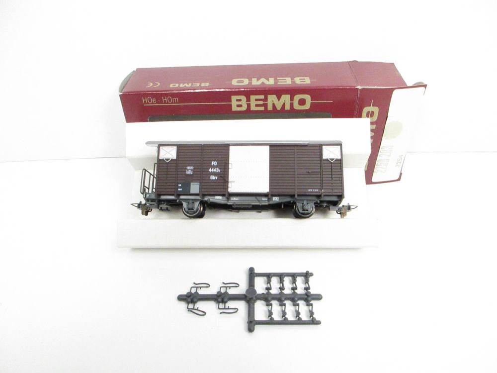 Bemo H0m 2250 203 FO Güterwagen Gbv 4443s (Neu und originalverpackt) in ...