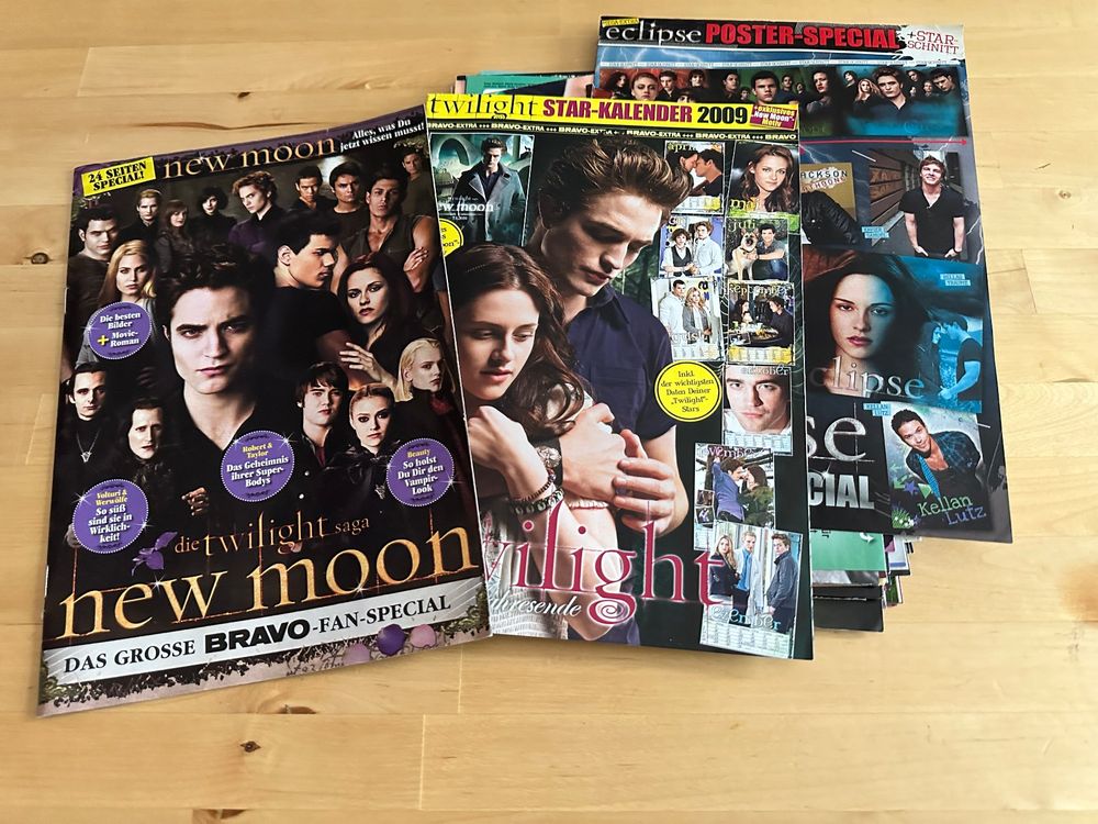 TWILIGHT grosse Poster + Magazine Sammlung Robert Pattinson (Gebraucht ...