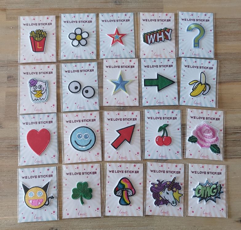 Neue coole Patches zum Aufbügeln, Sticker | Kaufen auf Ricardo