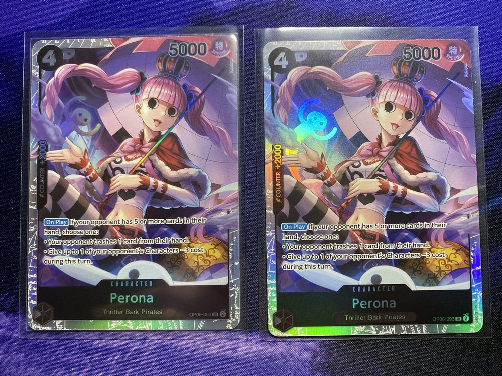 One Piece Karte [TCG] [Perona] [PlaySet] [OP06] [ENG] (Neu (gemäss ...