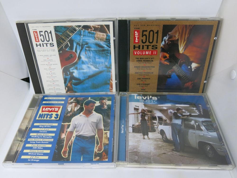 4 Levis CDs: Levi's Hits I, II, III + Music France Edition (Gebraucht) in Ernetschwil für CHF 3. ...
