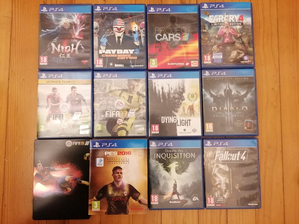 11 PS4 Games | Kaufen auf Ricardo