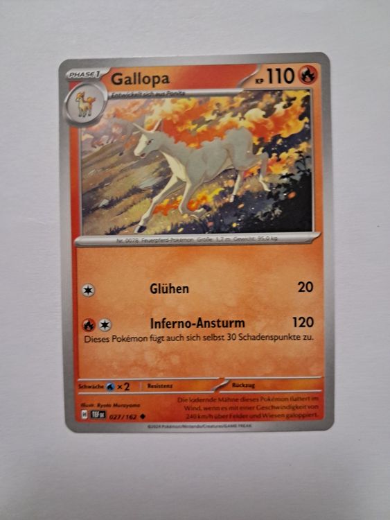 Pokémon-Karte Gallopa | Kaufen auf Ricardo