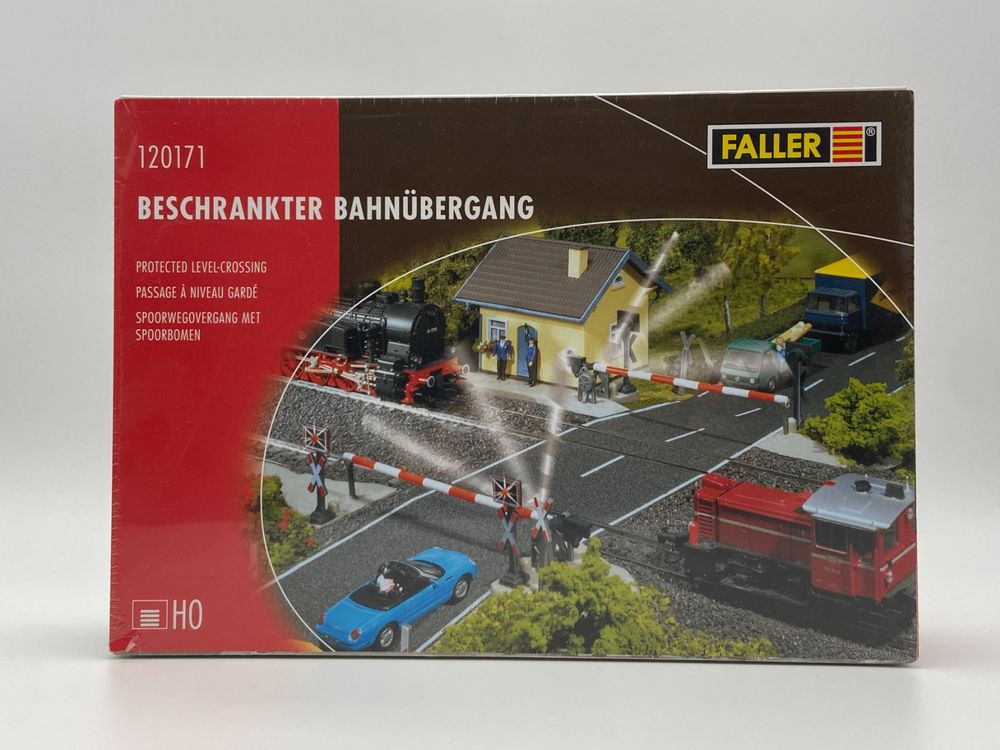 Faller 120171 H0 Beschrankter Bahnübergang (Neu und originalverpackt ...