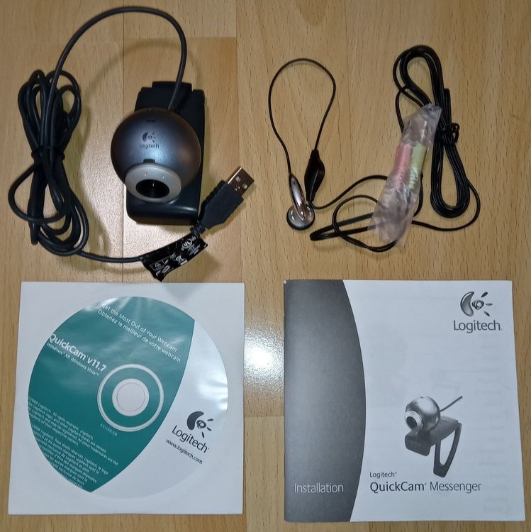 Logitech QuickCam Messenger Webcam mit Headset (Neu (gemäss ...