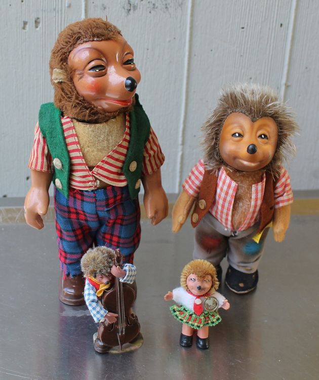 4 Mecki Micki Igel Comicfiguren Steiff Peter Austria Erfurt | Kaufen ...