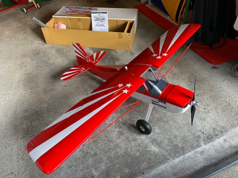 Elektrisches Modellflugzeug Phoenix Decathlon 46/55 1675mm (Gebraucht ...