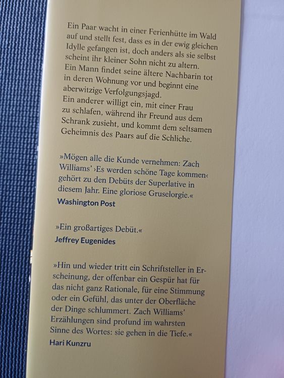 Zach Williams – Es werden schoene Tage! Top Zustand! 2025 (Neu (gemäss ...