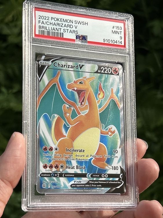 Pokémon Charizard V Full Art PSA 9 | Kaufen auf Ricardo