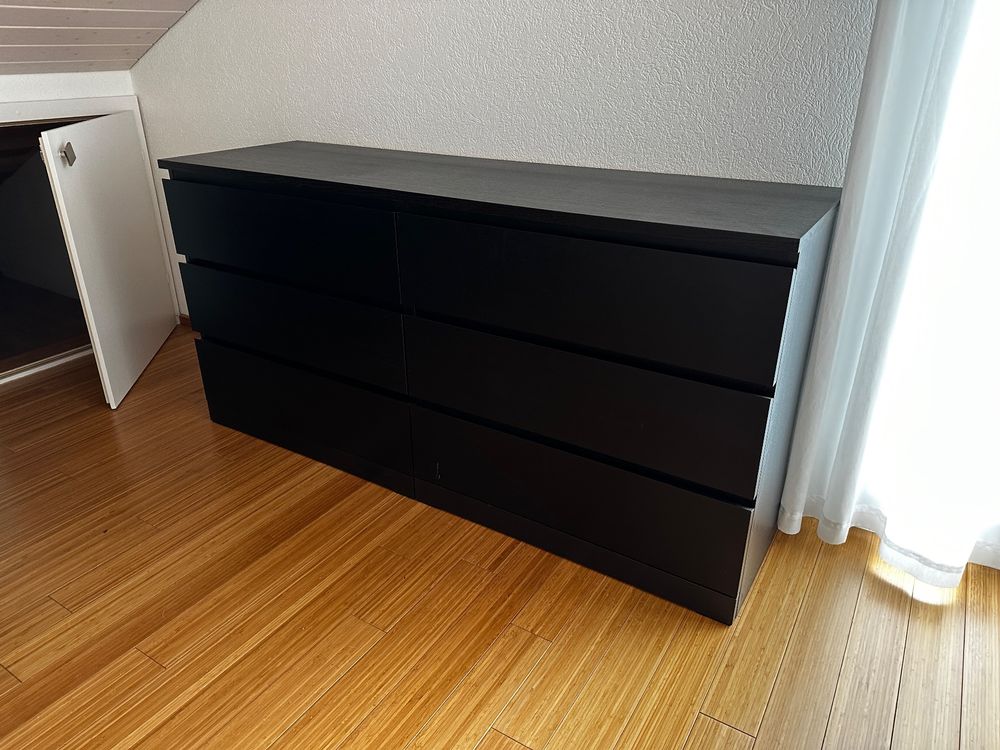 Erstaunlich Malm Kommode Schwarz Bilder