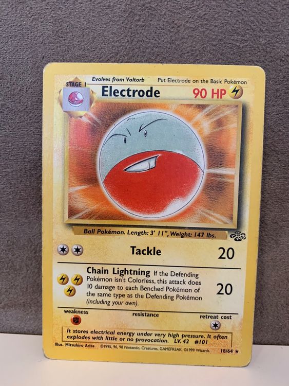 18/64 Electrode Rare ENG Pokemon Jungle (Gebraucht) in Fislisbach für ...
