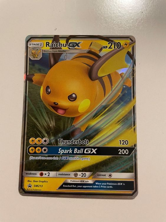 Pokémon Karte Raichu gx | Kaufen auf Ricardo