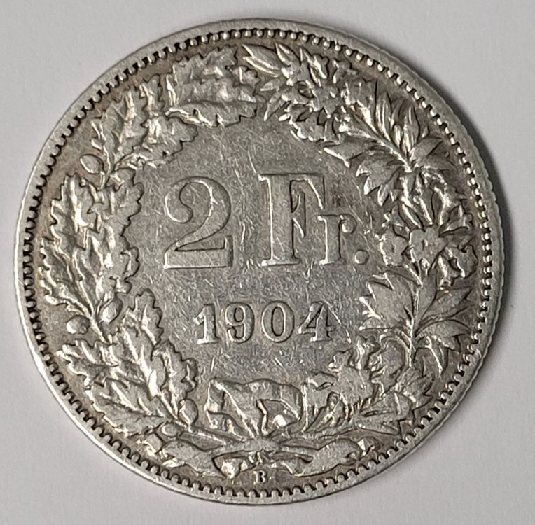 2 FRANKEN / SCHWEIZ 1904 (AUFLAGE 200'000) | Kaufen auf Ricardo