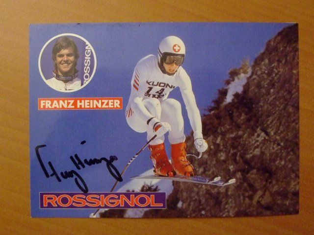 FRANZ HEINZER (CH) AUTOGRAMMKARTE (Gebraucht) in Schachen b. Reute für ...
