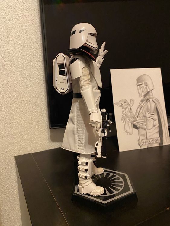 Hot Toys MMS 322 Star Wars First Order Snowtrooper Officer (Neu (gemäss ...