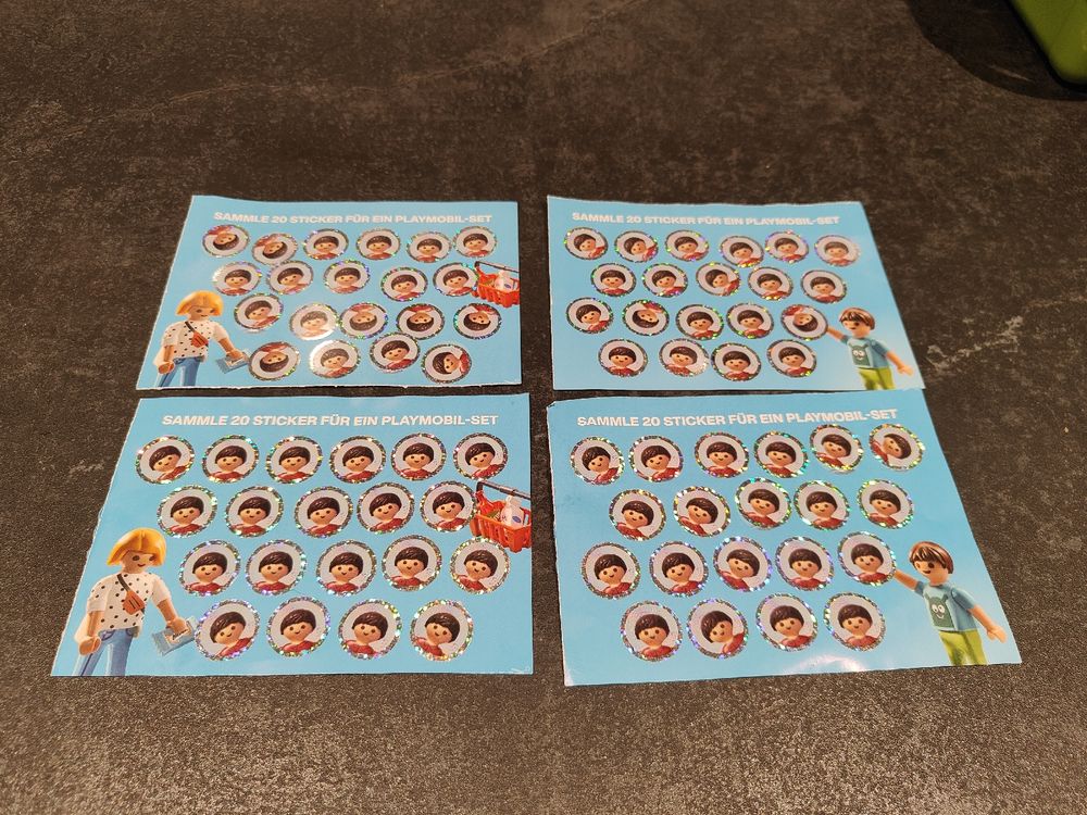 80 Playmobil Mania Migros Sticker (Neu (gemäss Beschreibung)) in Ebnat ...