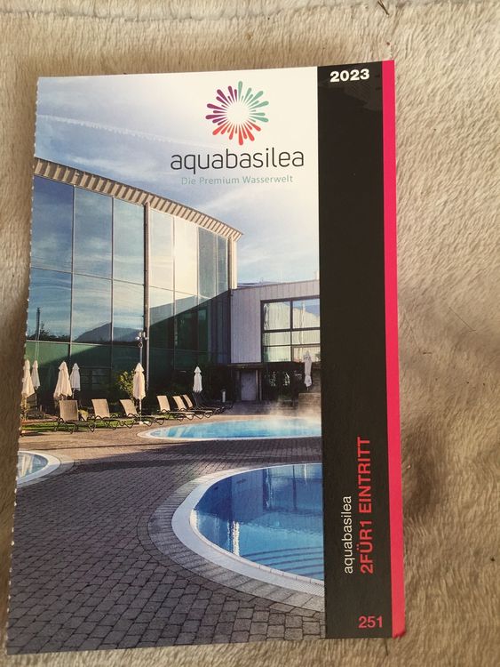 Aquabasilea 2 für 1 Eintritt (Neu und originalverpackt) in Wettingen für CHF 16 – mit Lieferung ...