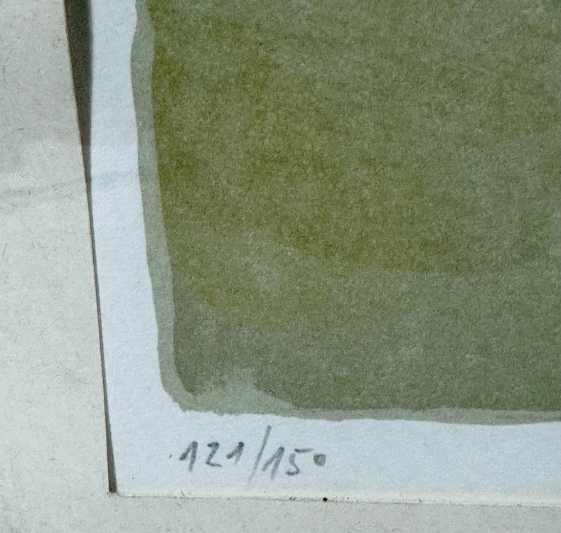 Hans Ruedi Sieber (1926-2002) Grosses Lithografie Handsig. | Kaufen auf Ricardo